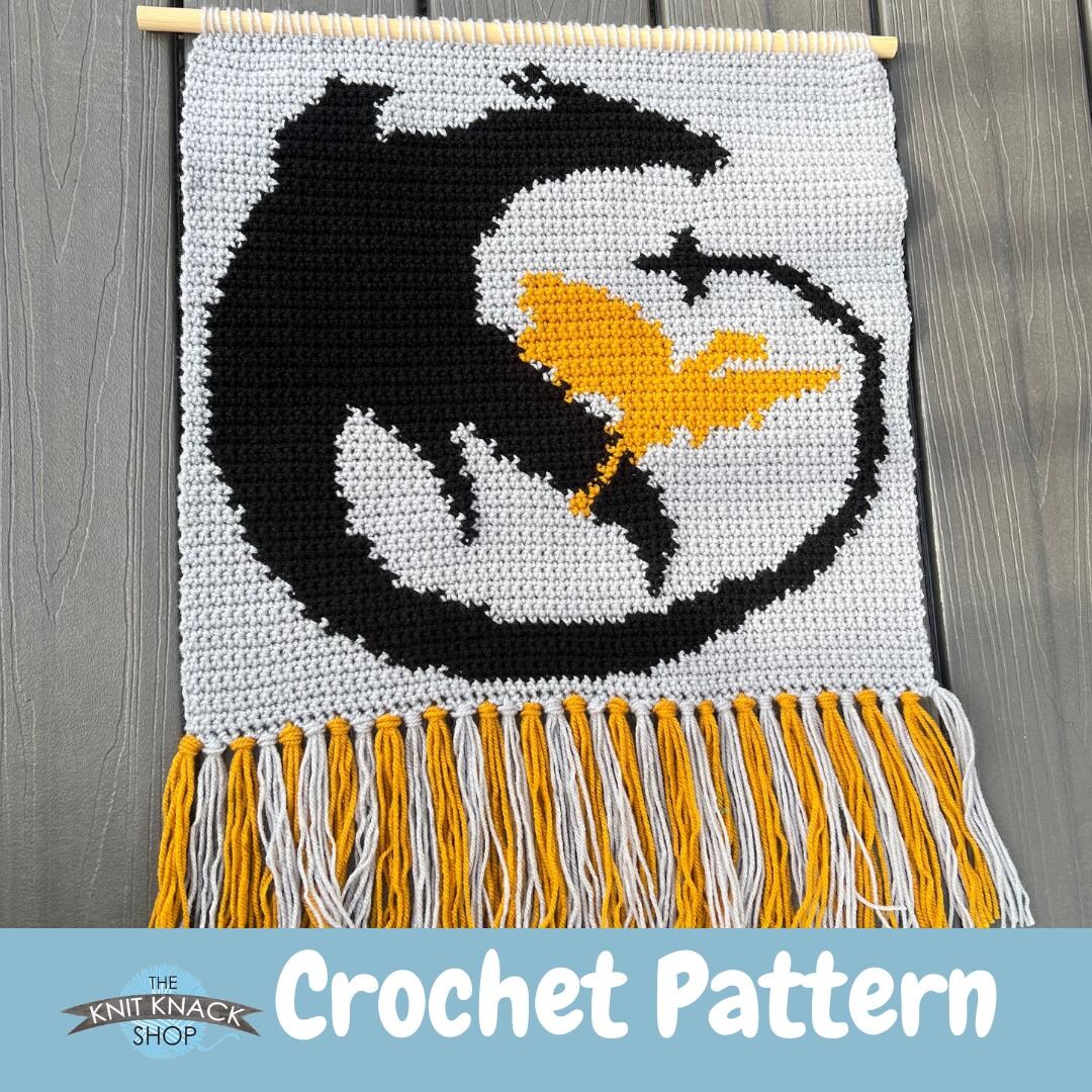 Crochet Pattern for Fans of Dragon Art, Fantasy Fourth Wing Fans ...