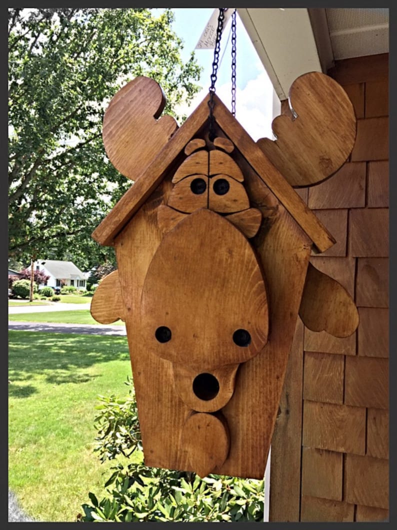 Moose Style Birdhouse - Etsy
