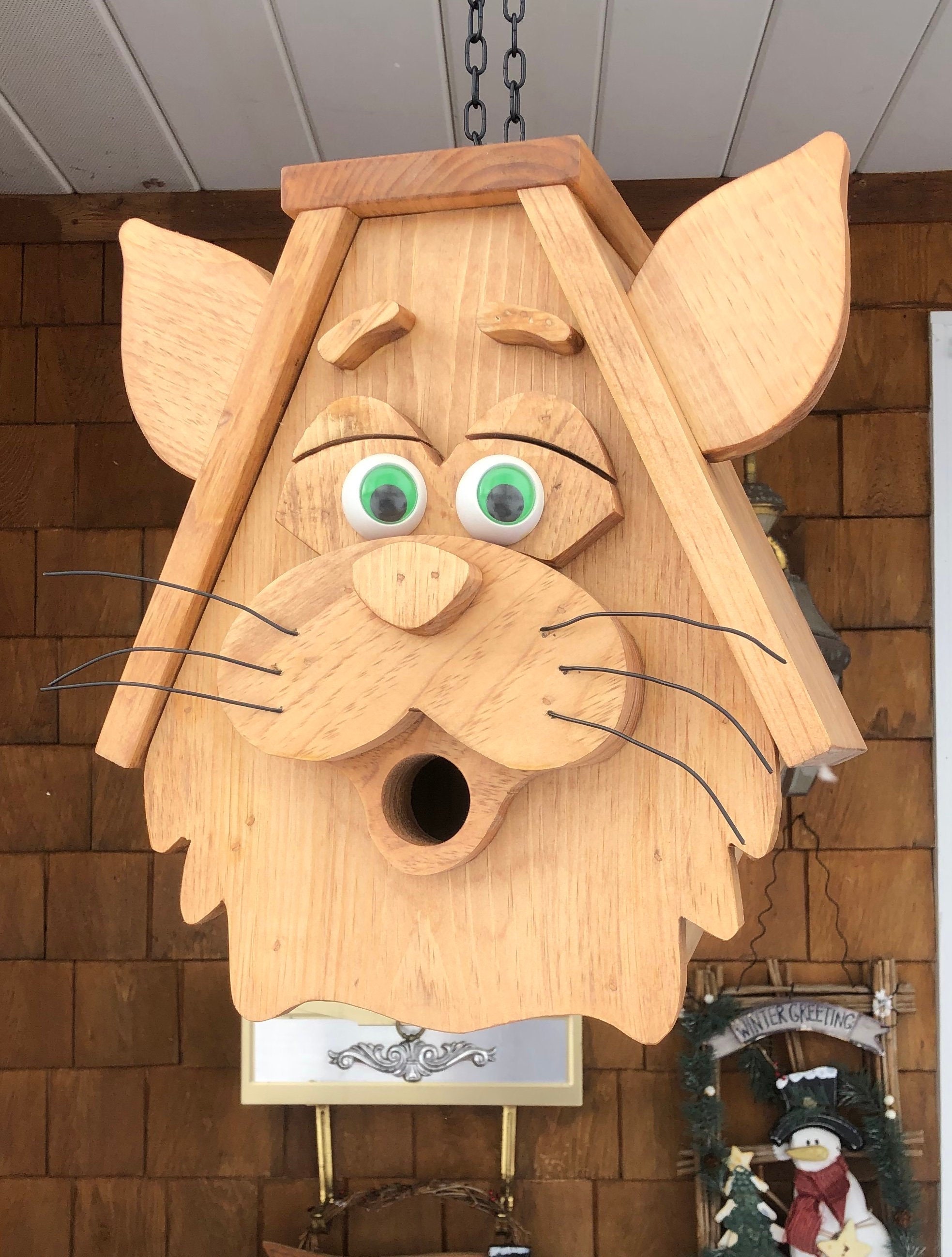 Cat Style Birdhouse - Etsy