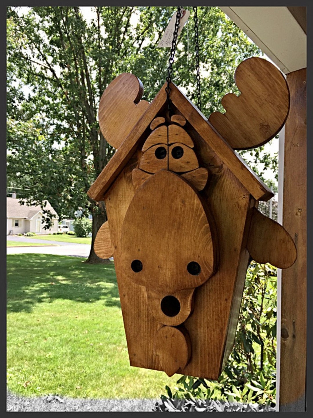 Moose Style Birdhouse - Etsy