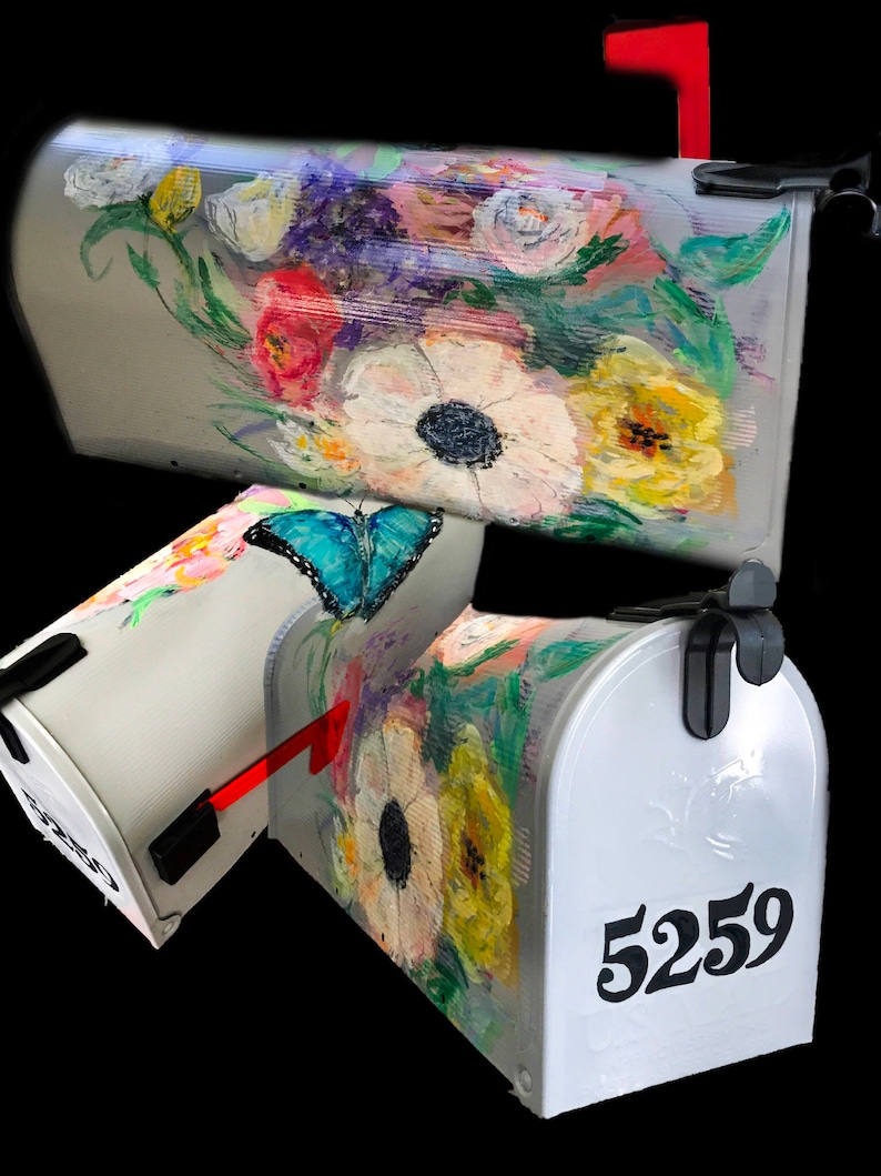 Custom & Personalized Handpainted Mailbox - Etsy