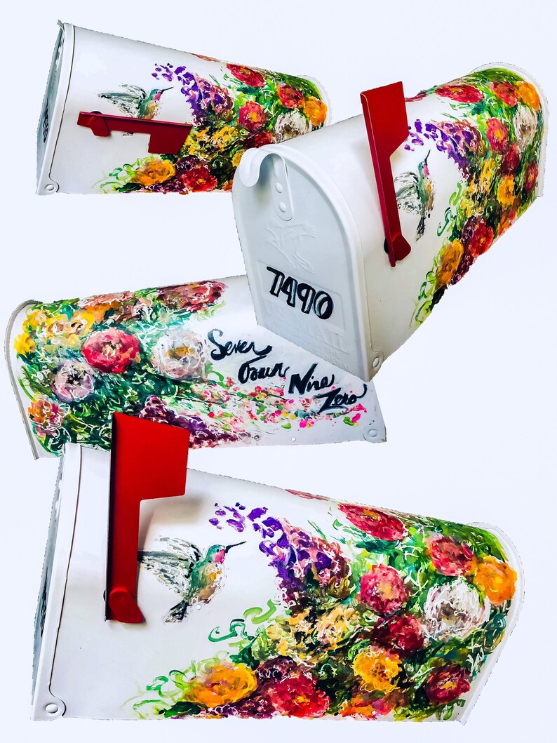 Custom & Personalized Handpainted Mailbox - Etsy