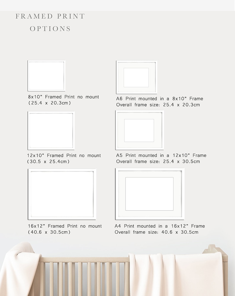 FRAME Your A6, A5, A4, 10x8", 12x10", 16x12" Print (for Multiple Prints ...
