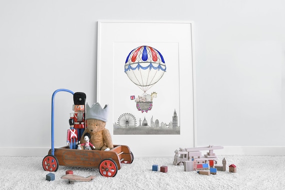 Extra Large Kids Print UNFRAMED Big Childrens Poster LONDON - Etsy