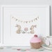 SET of 4 UNFRAMED Bunny Love Prints, Rabbit, Mother and Baby Unisex ...