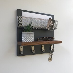 SALE!!! Mid Century Modern Entryway Organizer, Command Center, Magazine ...