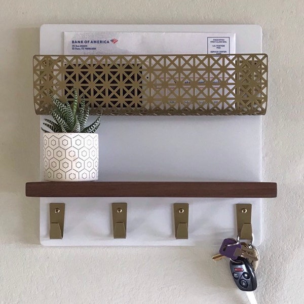 Modern Key Rack - Etsy