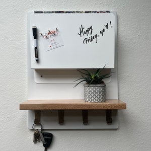 SALE! Entryway Organizer Home Organization White Mail Holder Magazine ...