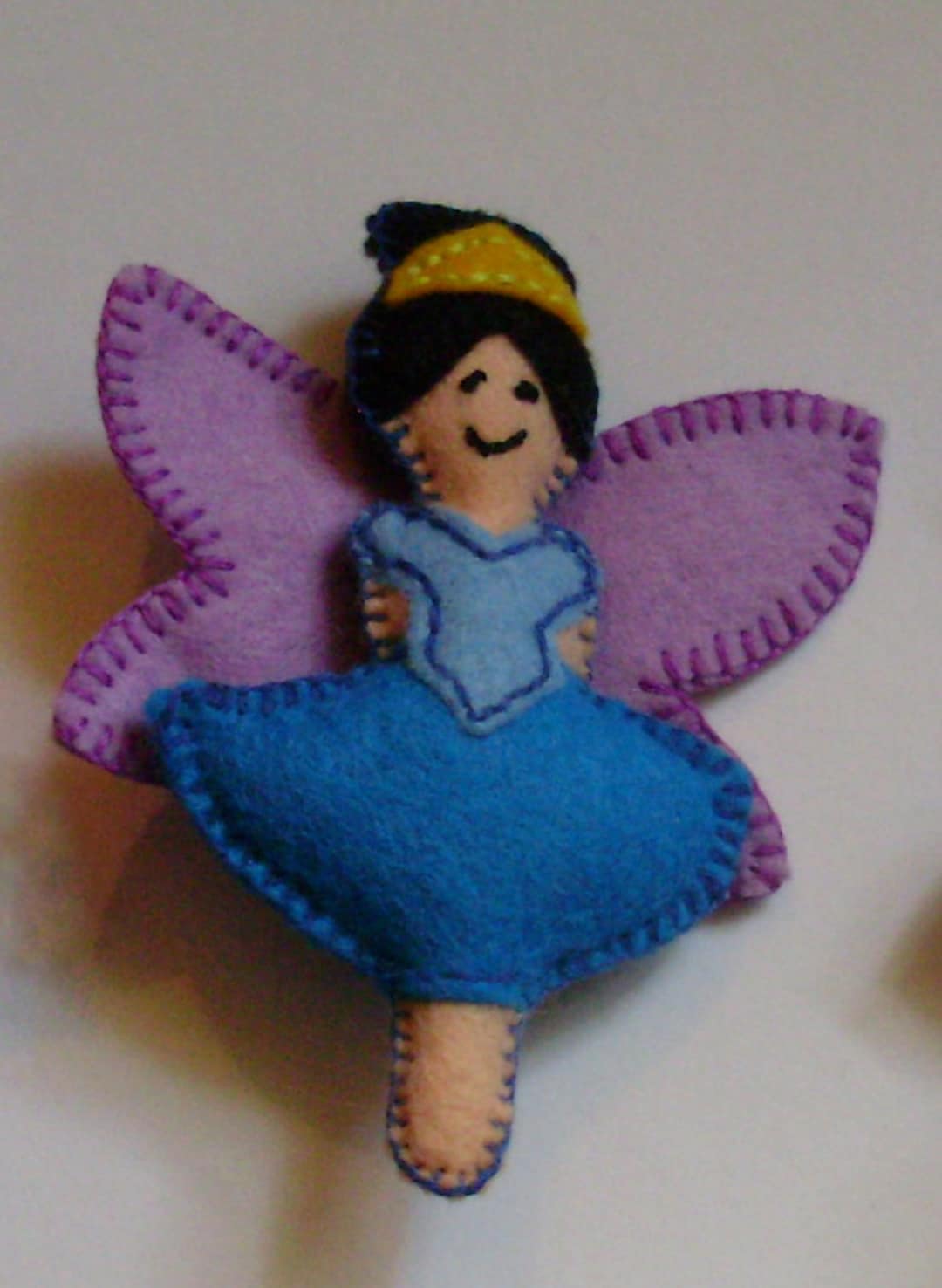 Fairy Brooch, Faerie Brooch, Princess Brooch, Woodland Brooch, Felt ...
