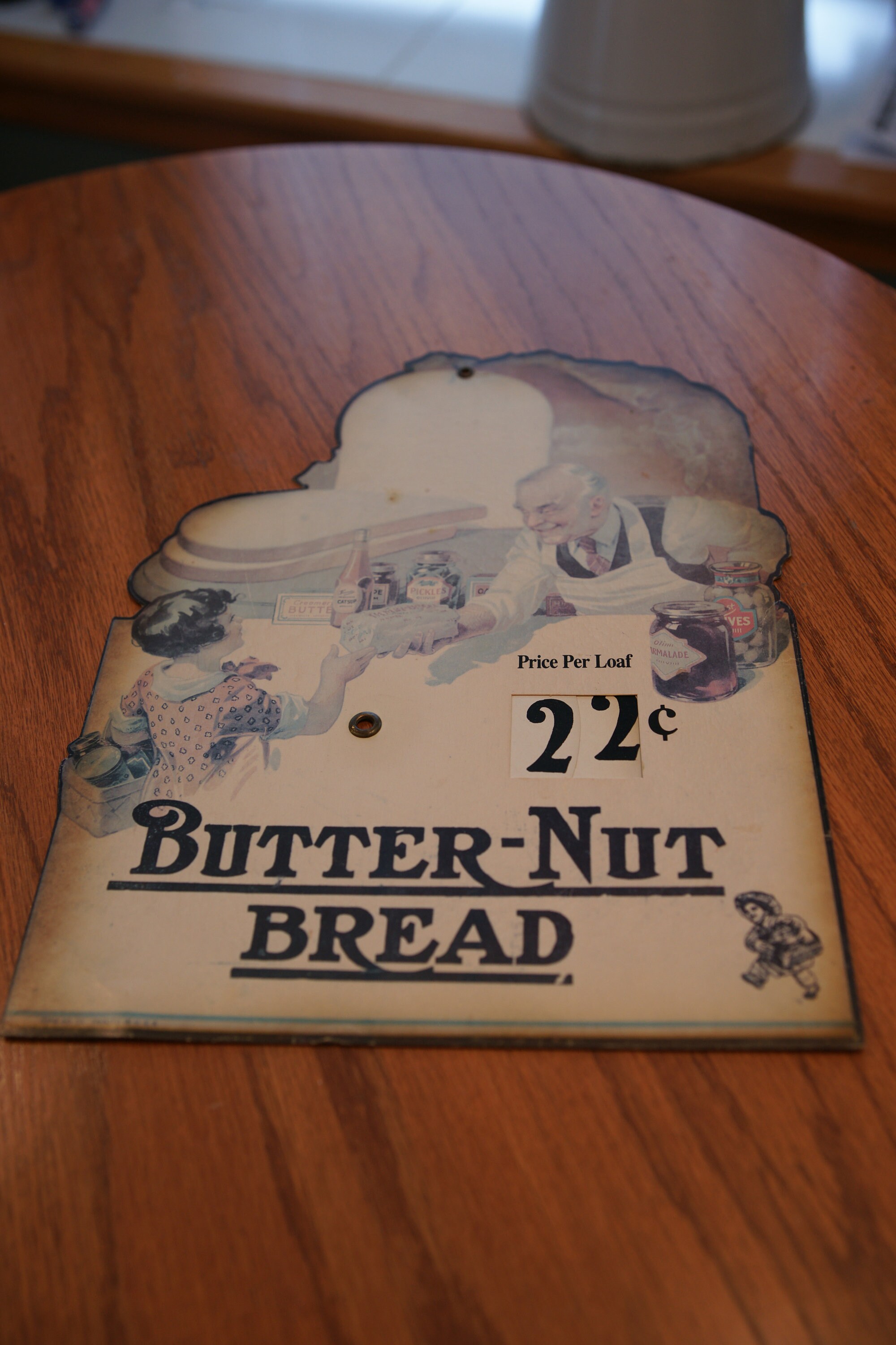 Vintage Butter- Nut Bread Advertising Store Sign - Etsy