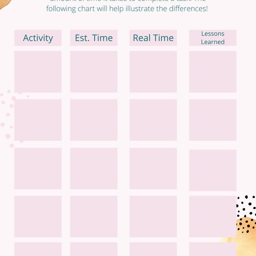 6 Pages of Executive Function Worksheet ADHD Time Management - Etsy