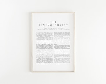 The Living Christ Excerpts HANDOUTS LDS Digital Printable Instant ...