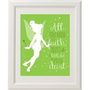 Tinkerbell Pixie Dust, Nursery Digital Printable - Etsy