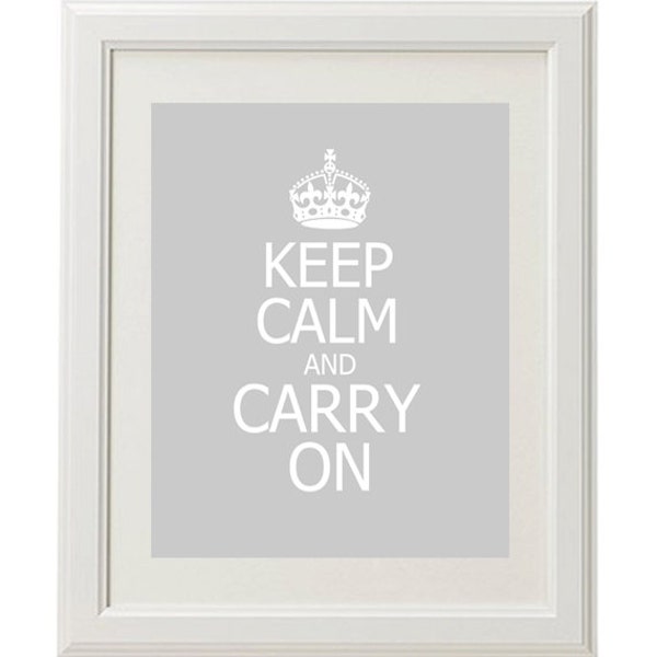 Keep Calm Sign - Etsy