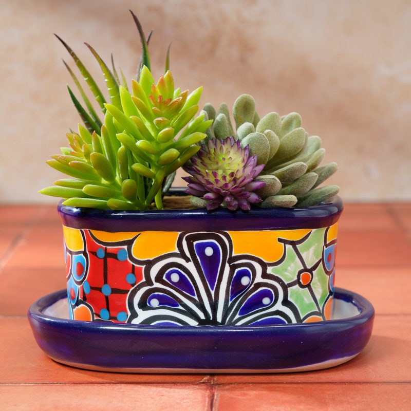 Mexican Pottery Planter - Etsy