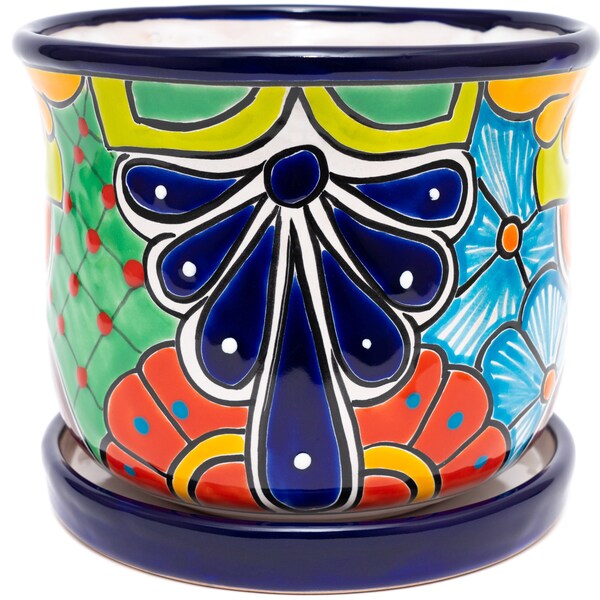 Large Cobalt Blue Planter - Etsy