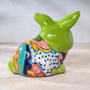 Enchanted Talavera Mexican Pottery Bunny Rabbit Figure Decor Animal ...