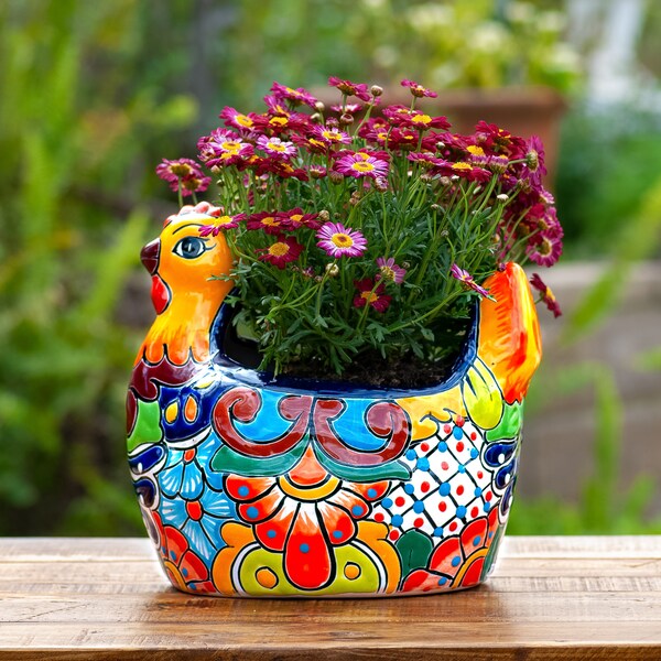 Chicken Planter Pot - Etsy