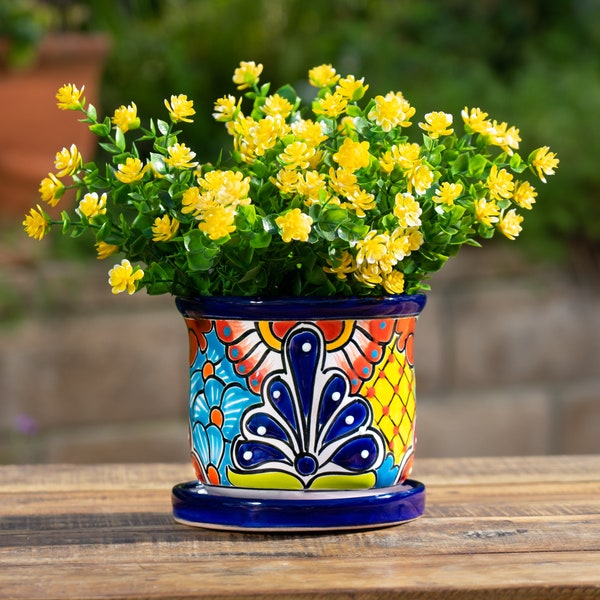 Mexican Pottery Planter - Etsy