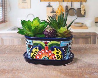 Mexican Pottery Planter - Etsy