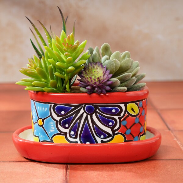 Mexican Pottery Planter - Etsy