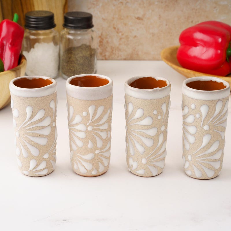 Ceramic Talavera Cups - Etsy