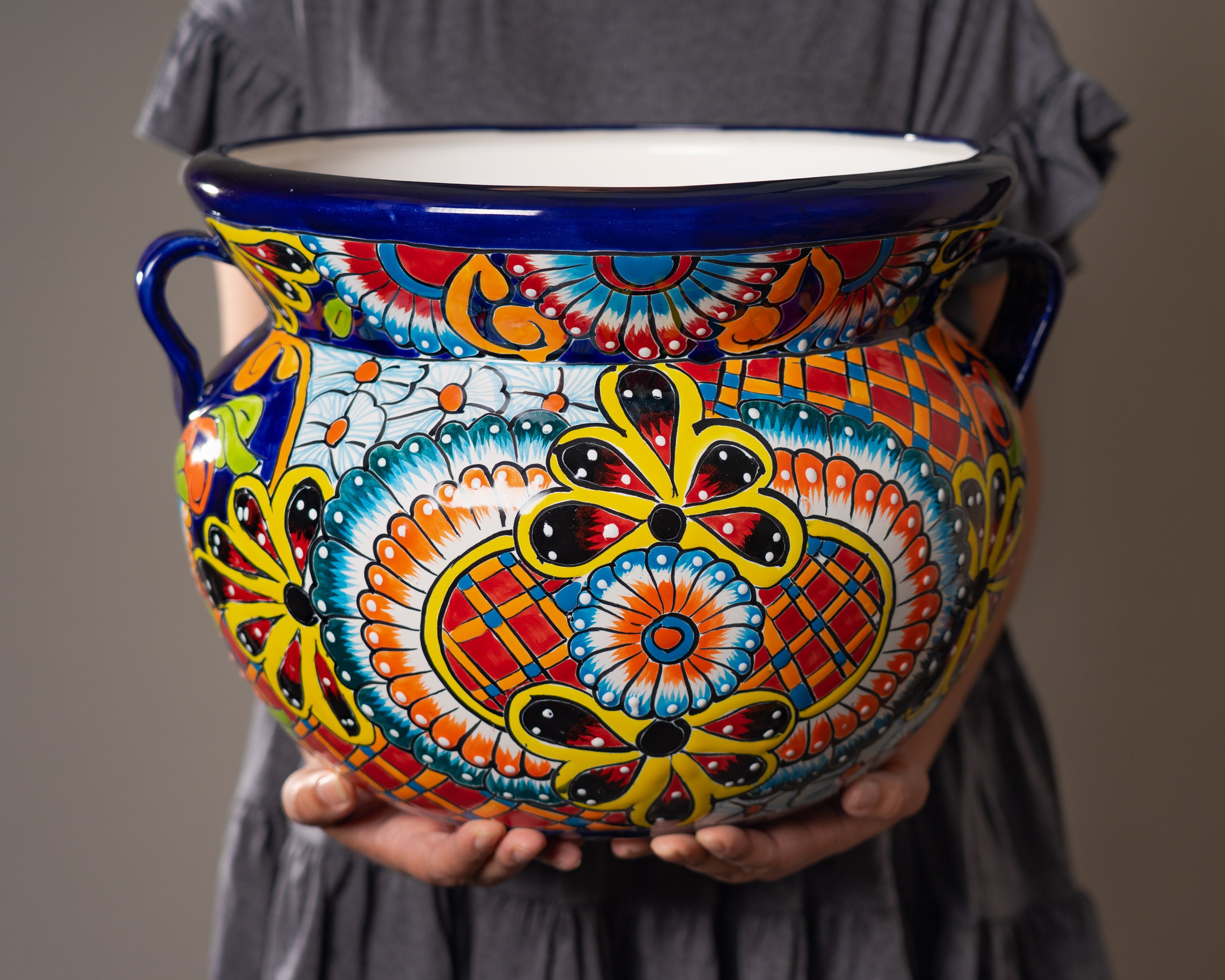 Mexican Clay Pottery Planters