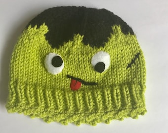 Green Monster Hat | Etsy
