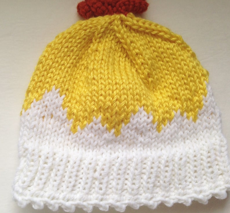 Baby Chick Hat Knit Infant hat Chicken and Egg CapHalloween | Etsy