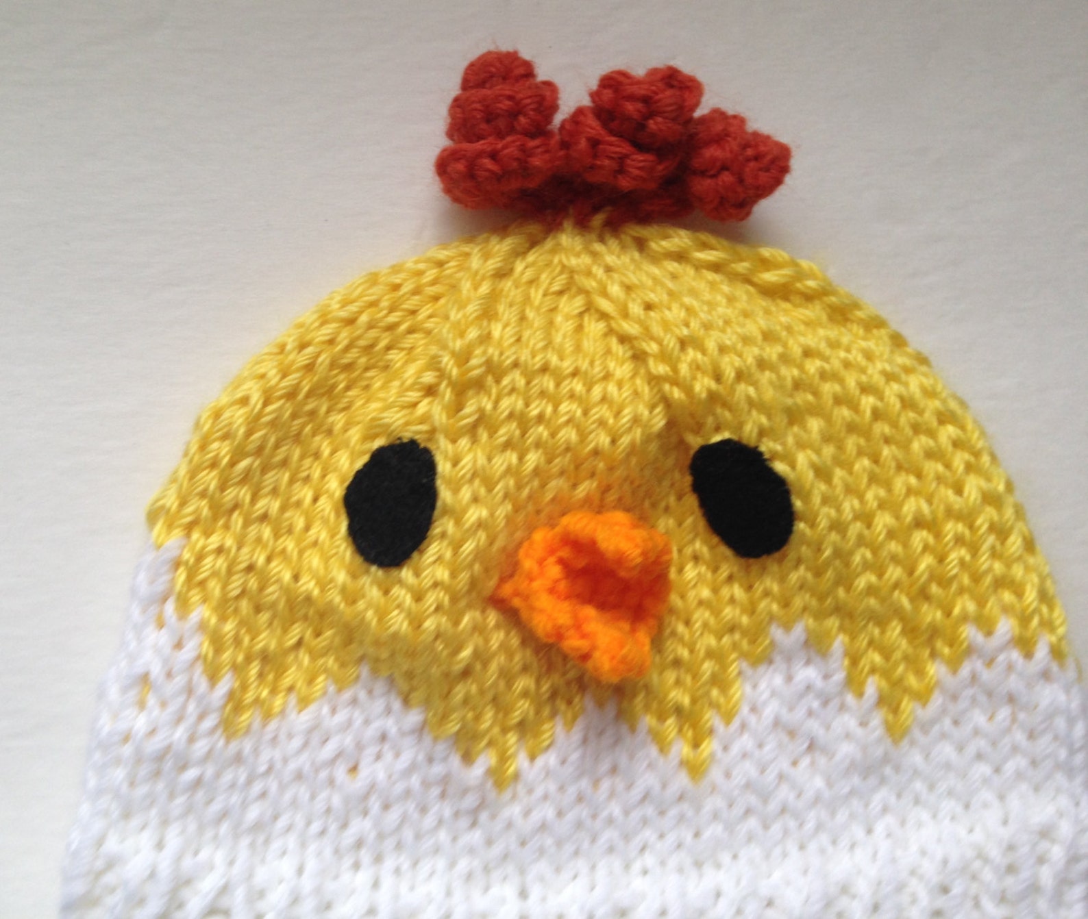 Baby Chick Hat Knit Infant hat Chicken and Egg CapHalloween | Etsy