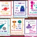 Kids Valentine Cards Aliens Outer Space Valentines for Boys Valentines ...