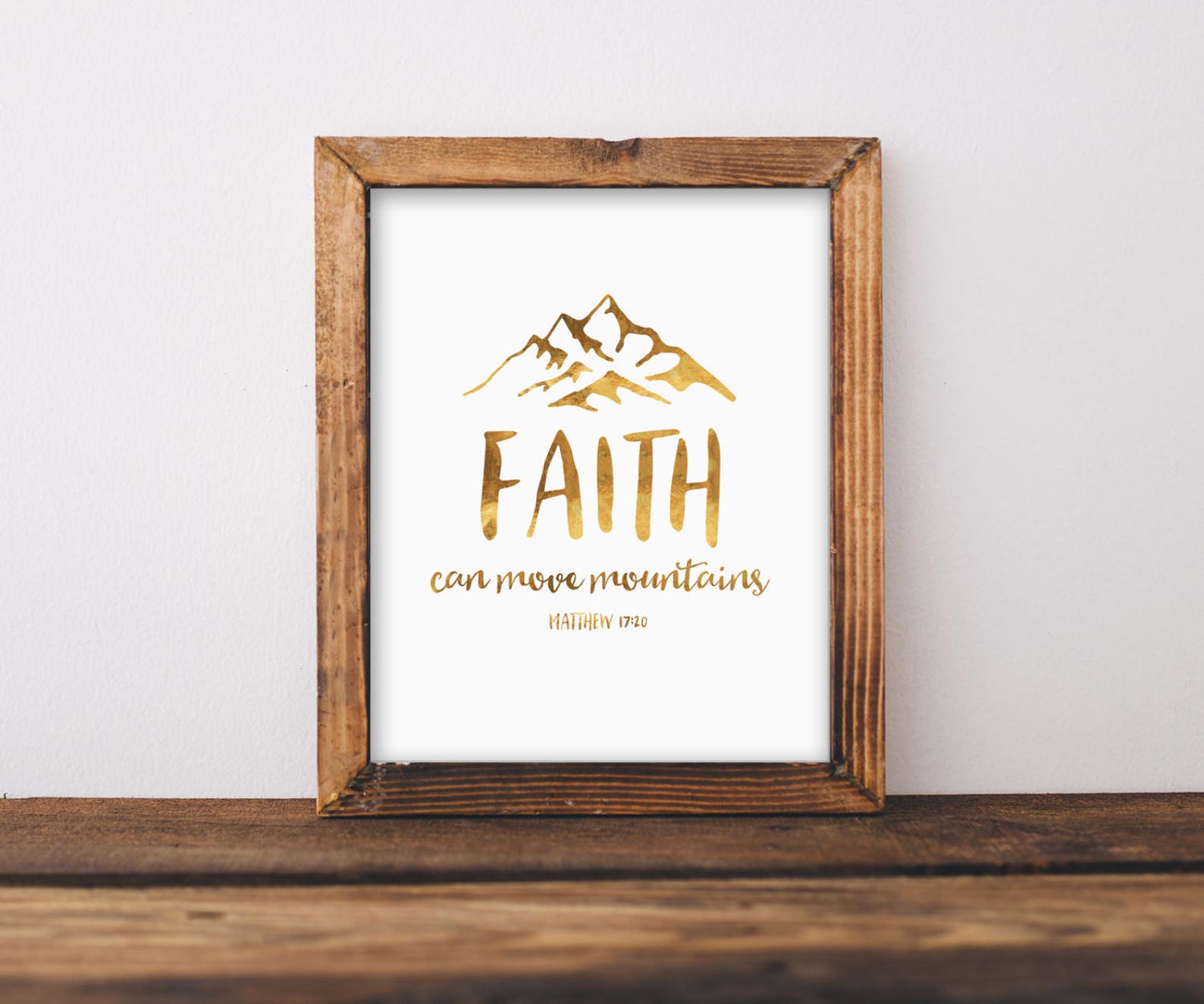 Faith Can Move Mountains Bible Verse Instant Download Printable ...