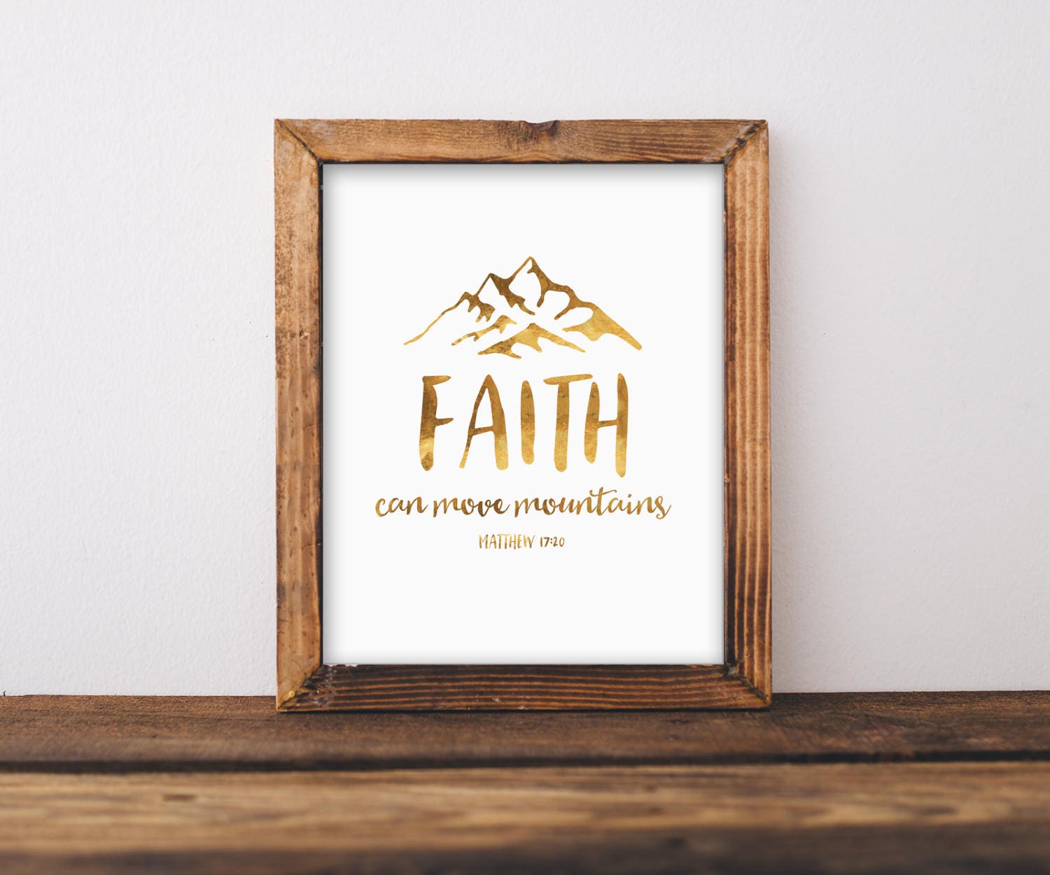 Faith Can Move Mountains Bible Verse Instant Download Printable ...