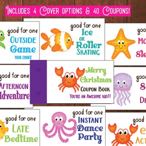 Kids Coupon Book Birthday Printable Instant Download DIY Behavior ...