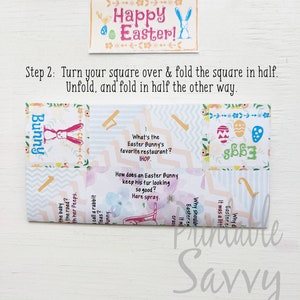 Easter Activity for Kids, Fortune Teller Cootie Catcher Jokes Teller ...
