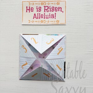 Easter Activity for Kids, Fortune Teller Cootie Catcher, Sunday School ...
