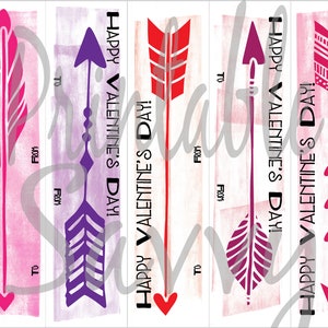 Valentine Cards for Kids Pencil Holder Valentines Teacher Valentines ...