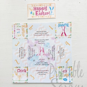 Easter Activity for Kids, Fortune Teller Cootie Catcher Jokes Teller ...