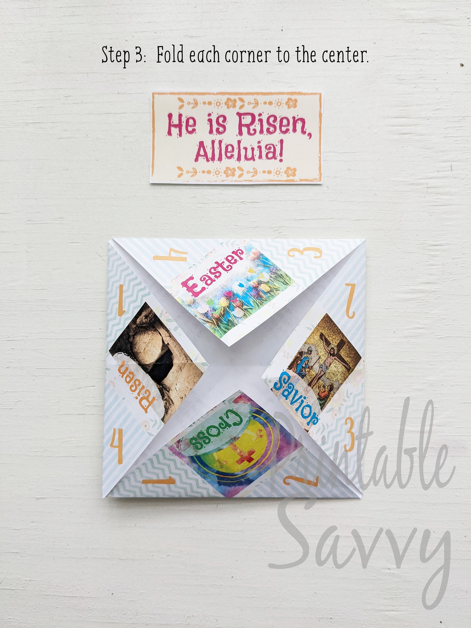 Easter Activity for Kids Fortune Teller Cootie Catcher - Etsy