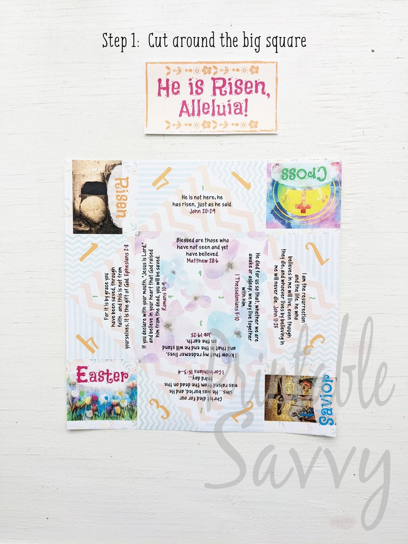 Easter Activity for Kids Fortune Teller Cootie Catcher - Etsy