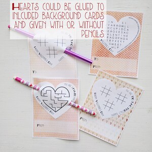 Valentine Cards for Kids Pencil Holder Valentines Teacher Valentines ...