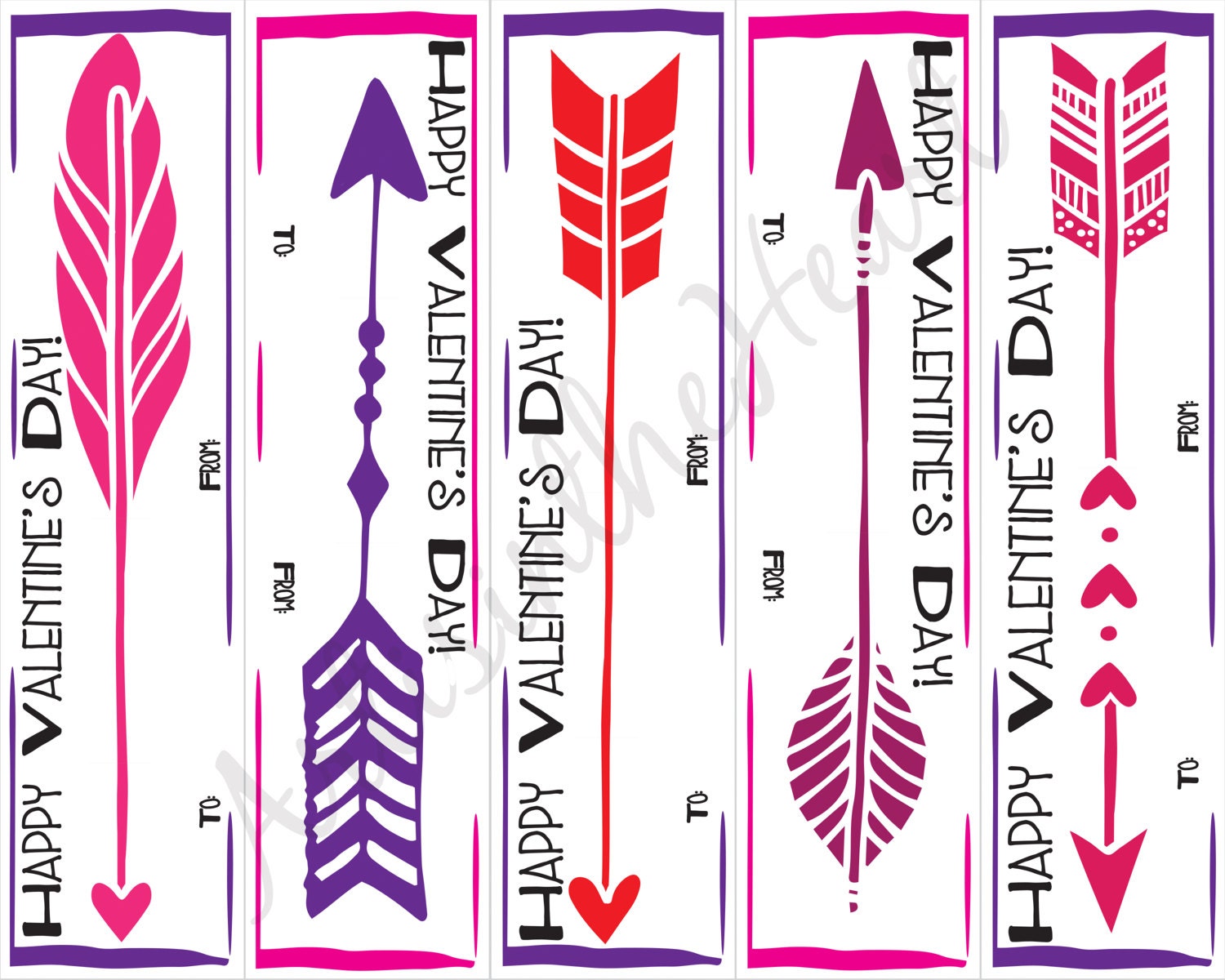 Valentine Cards for Kids Pencil Holder Valentines Teacher - Etsy