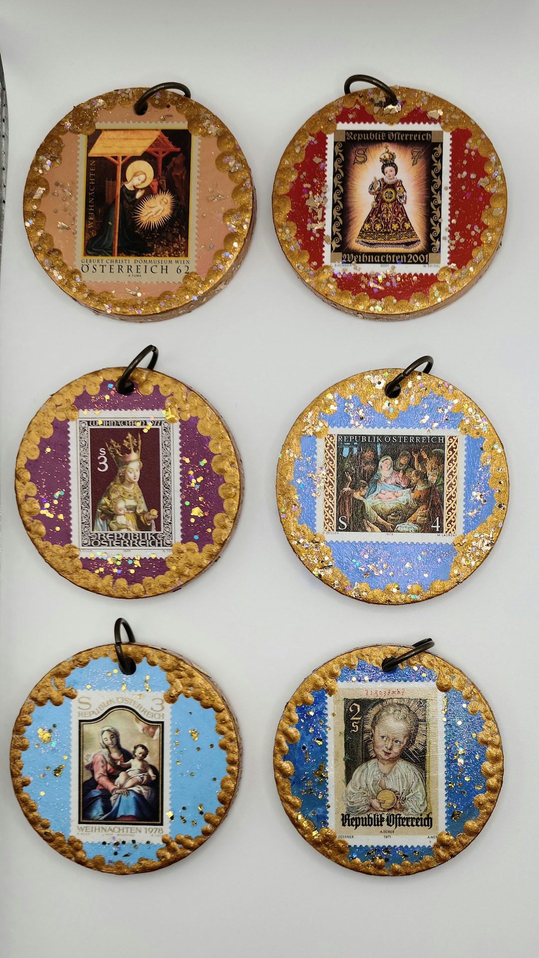 Austrian Sparkle Ornament Set - Etsy