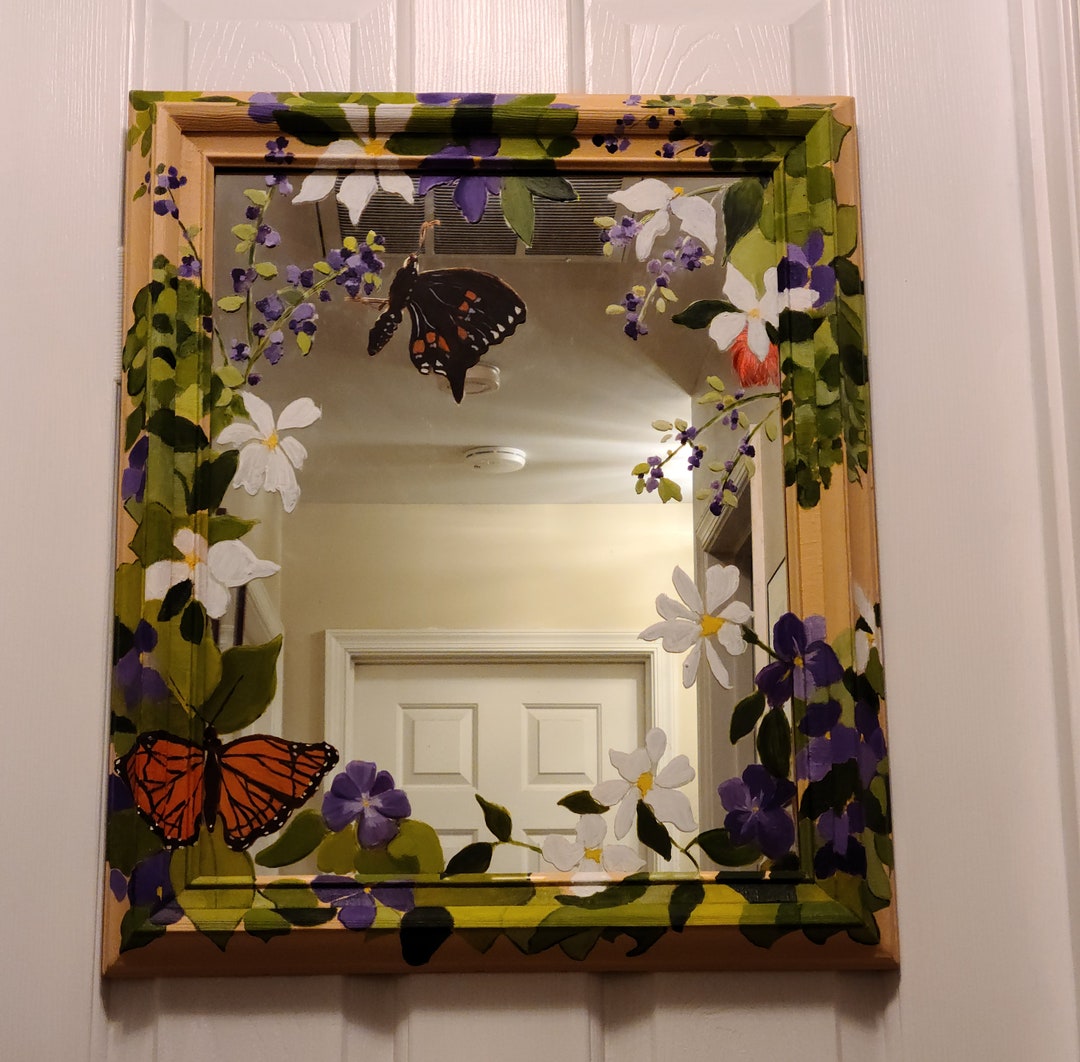 Butterfly Mirror - Etsy