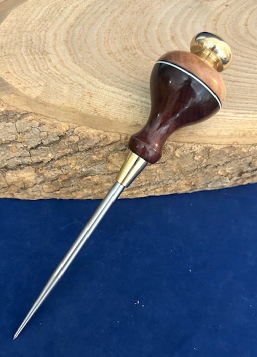 Scratch Awl Ipe and Curly Maple With Brass and Stainless Components 118 ...