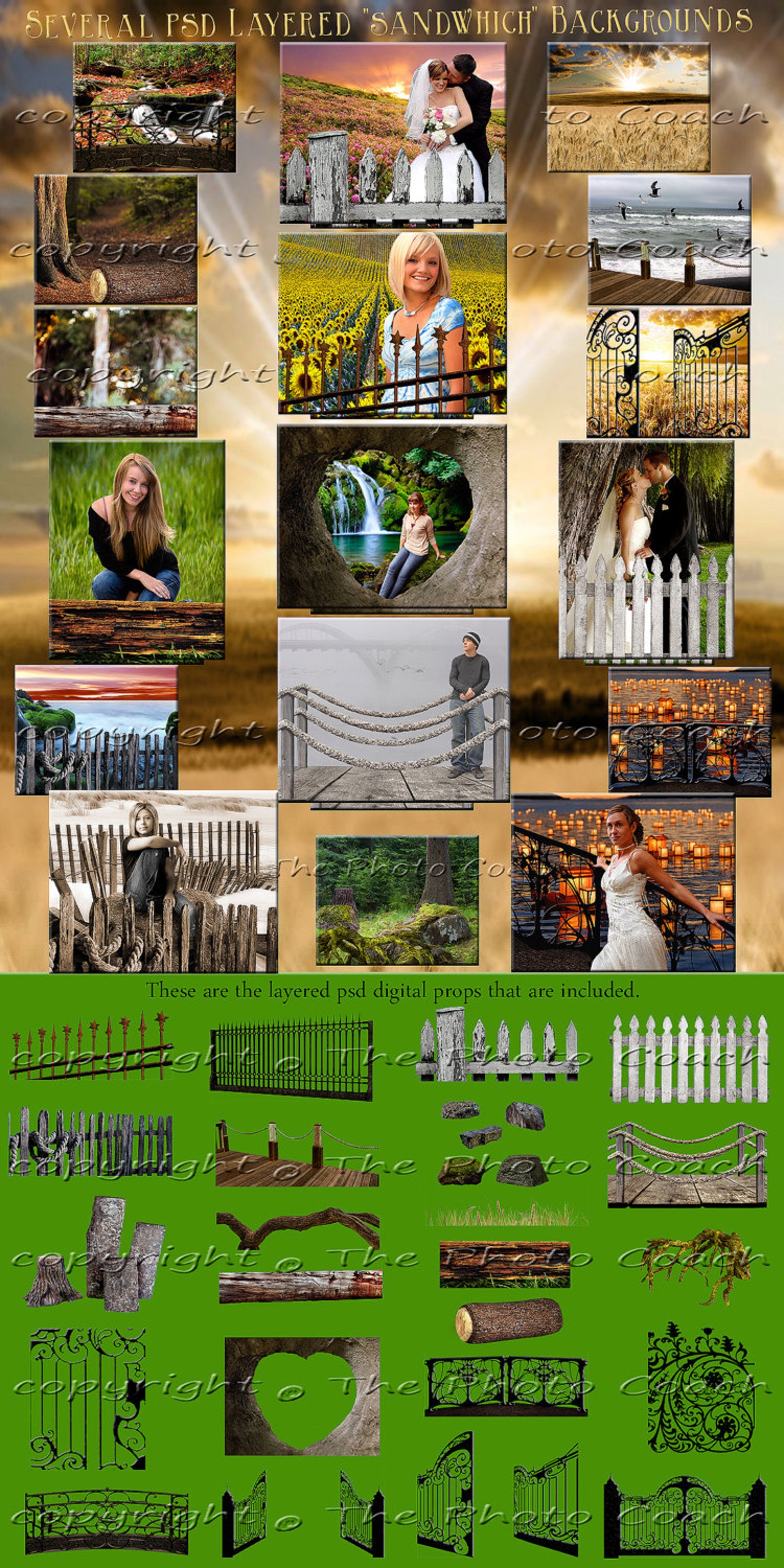 Digital Backgrounds Photo Overlays Nature Backdrops Digital Posing ...