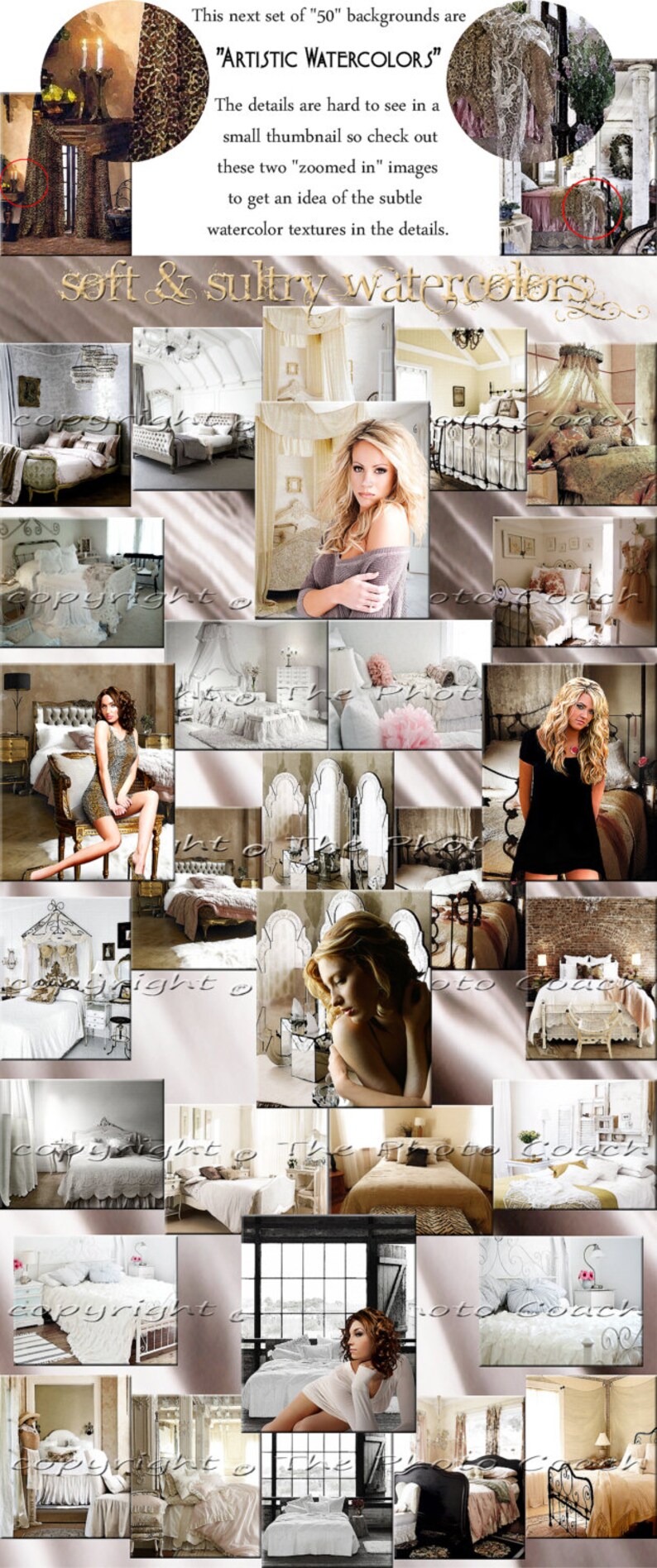 Digital Backdrops For Women Sexy Boudior Photography Backgrounds