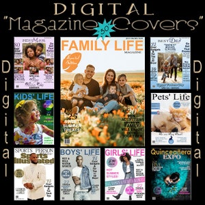 Digital Magazine Covers | Create Custom Personalized Magazine Covers ...