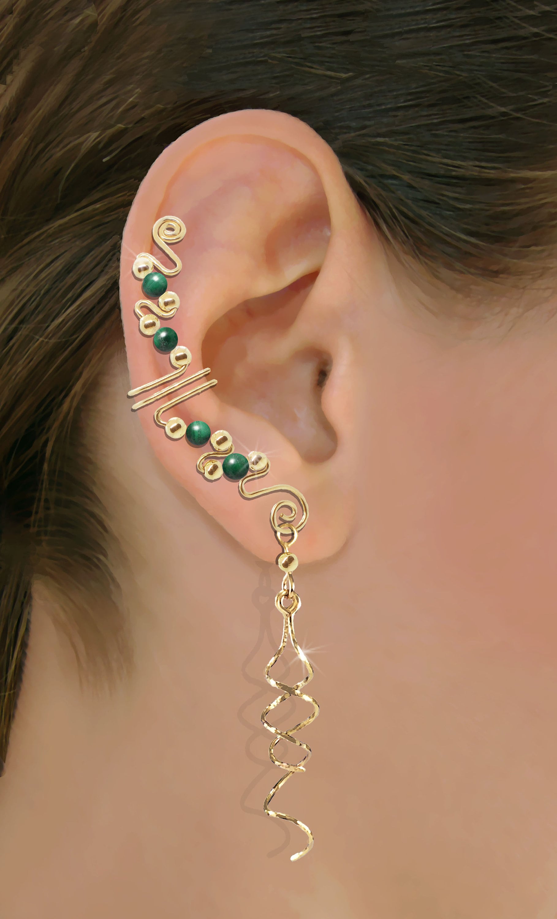 Dangle Earrings Attachments, Ear Jackets for Ear Studs, Ear Climbers ...