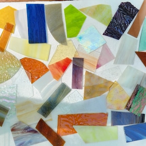 Mixed Art Glass: FREE Shipping, Stained Glass, Mosaic Supply, Crafts, 1 ...